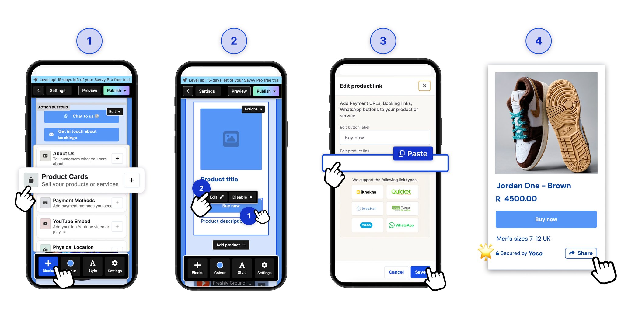 How to use Yoco payment links